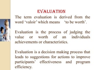 Evaluation And Management