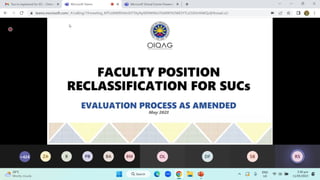 DBM and CHED Joint Circular No. 3 on Faculty Reclassification | PPTX