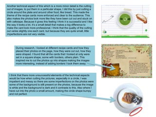 recipe cards, evaluation pro forma | PPTX