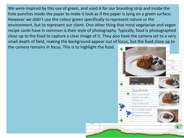 Recipe Card Evaluation (Improved 2) | PPT