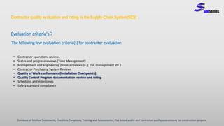 Evaluation and Rating program for Construction Quality and Task ...