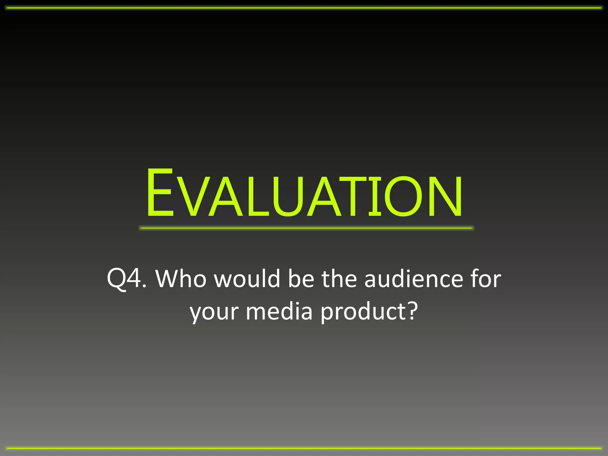 Evaluation Q4 | PPTX
