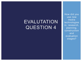 Evaluation q4 | PPT
