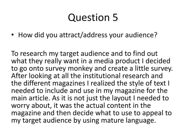 Evaluation Q4 and Q5 Presentation | PPT