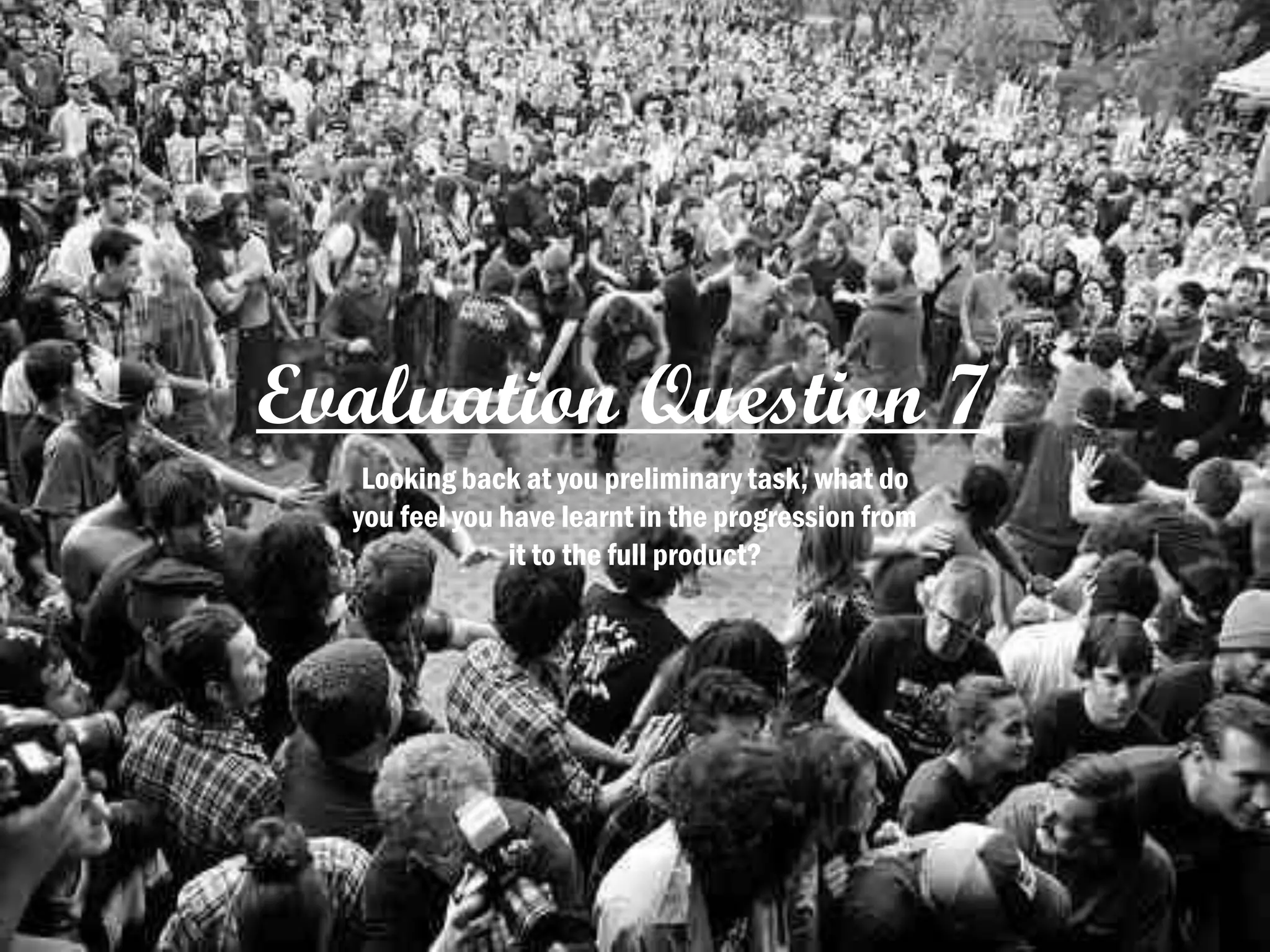 Evaluation q 7 | PPT