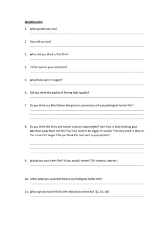 Evaluation Question 1 | PDF