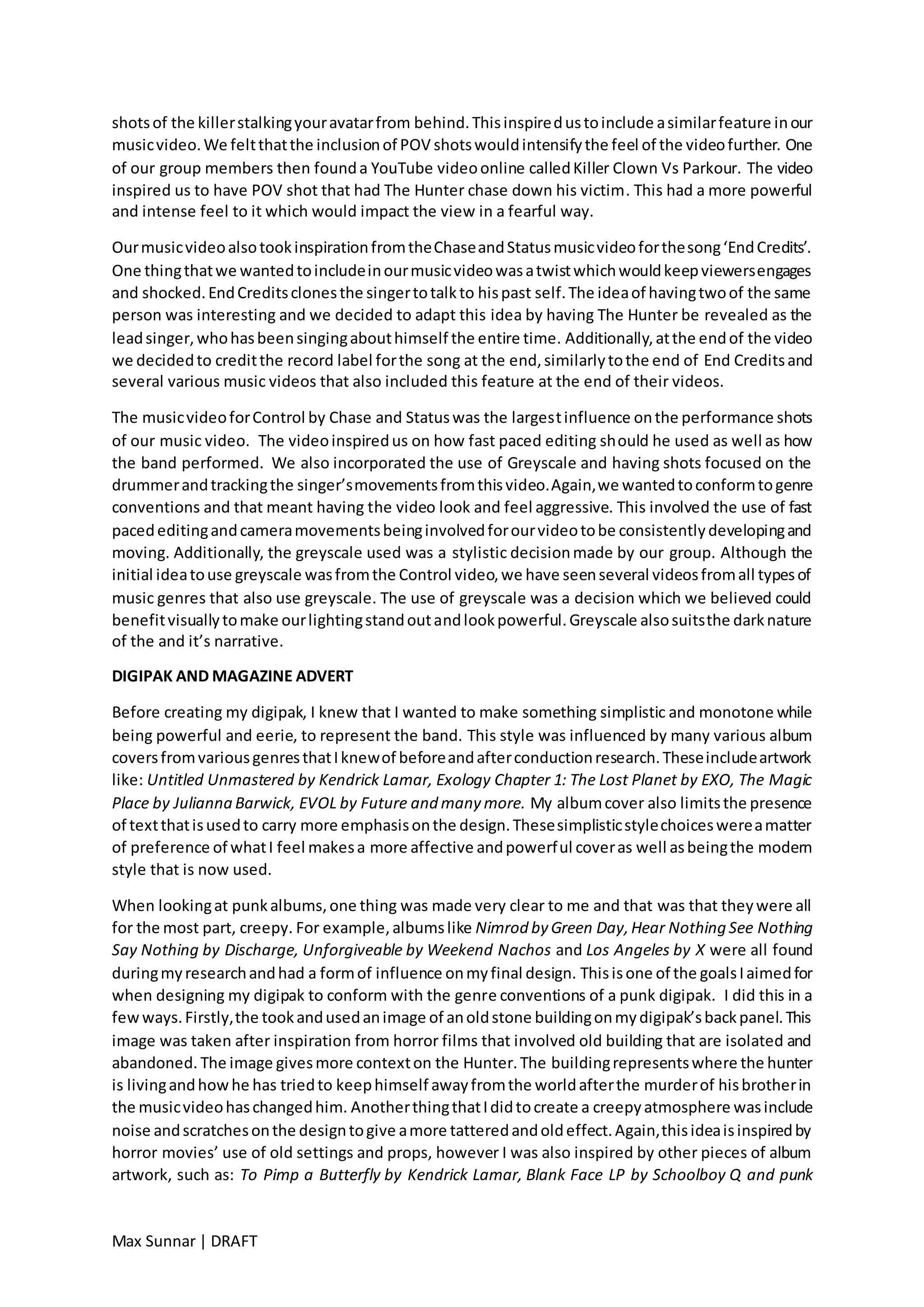 A2 MEDIA - Evaluation Question 1 | DOCX