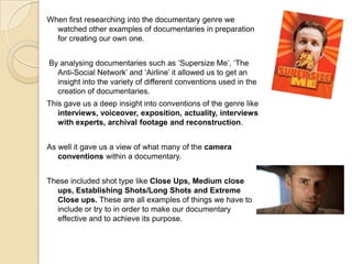 Evaluation question 1 presentation | PPT