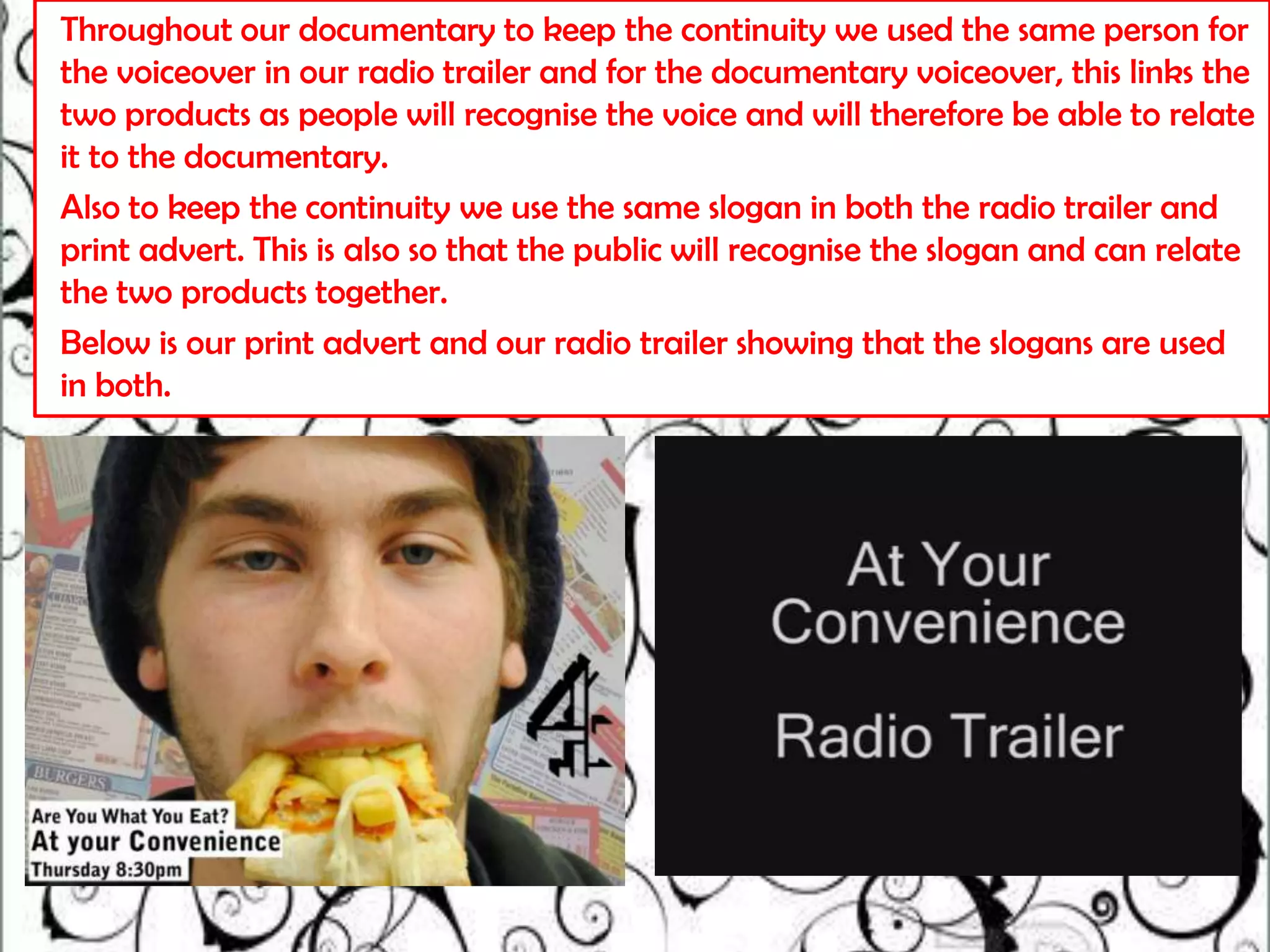 Evaluation question 2 | PPTX | Documentary | Genres