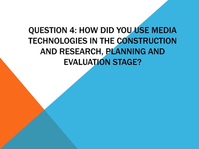 Evaluation Question 4 | PPTX