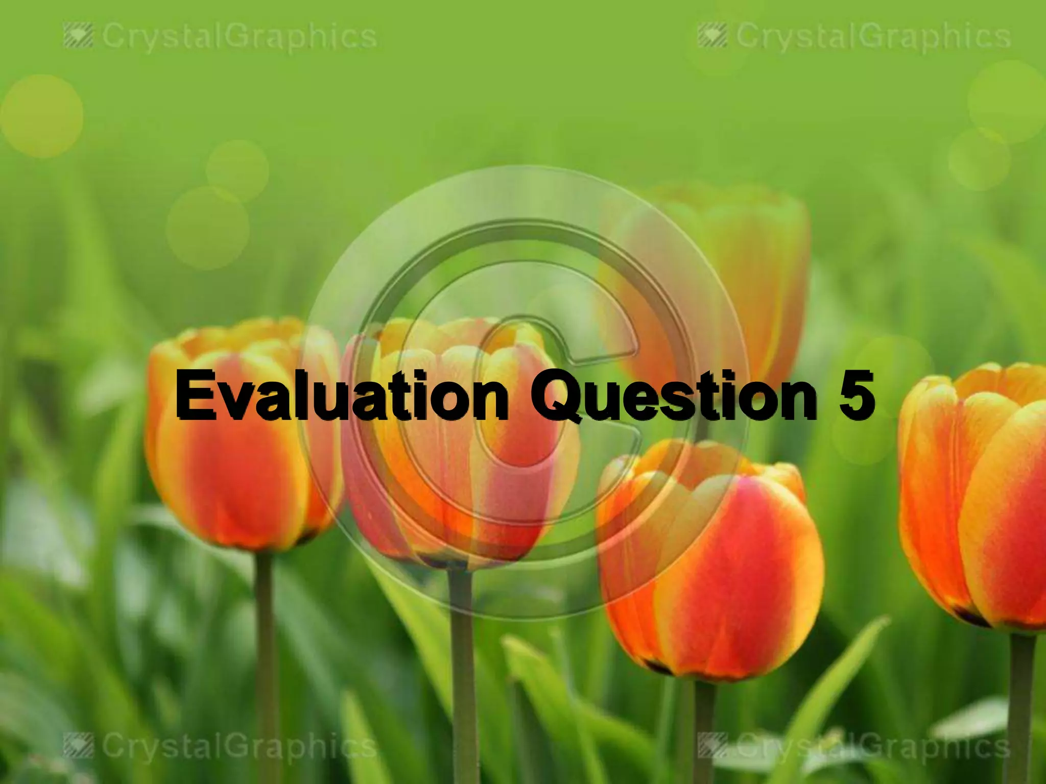 Evaluation question 5 | PPT