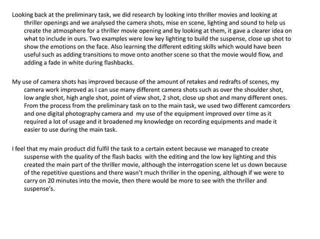 Evaluation question 7 | PPT