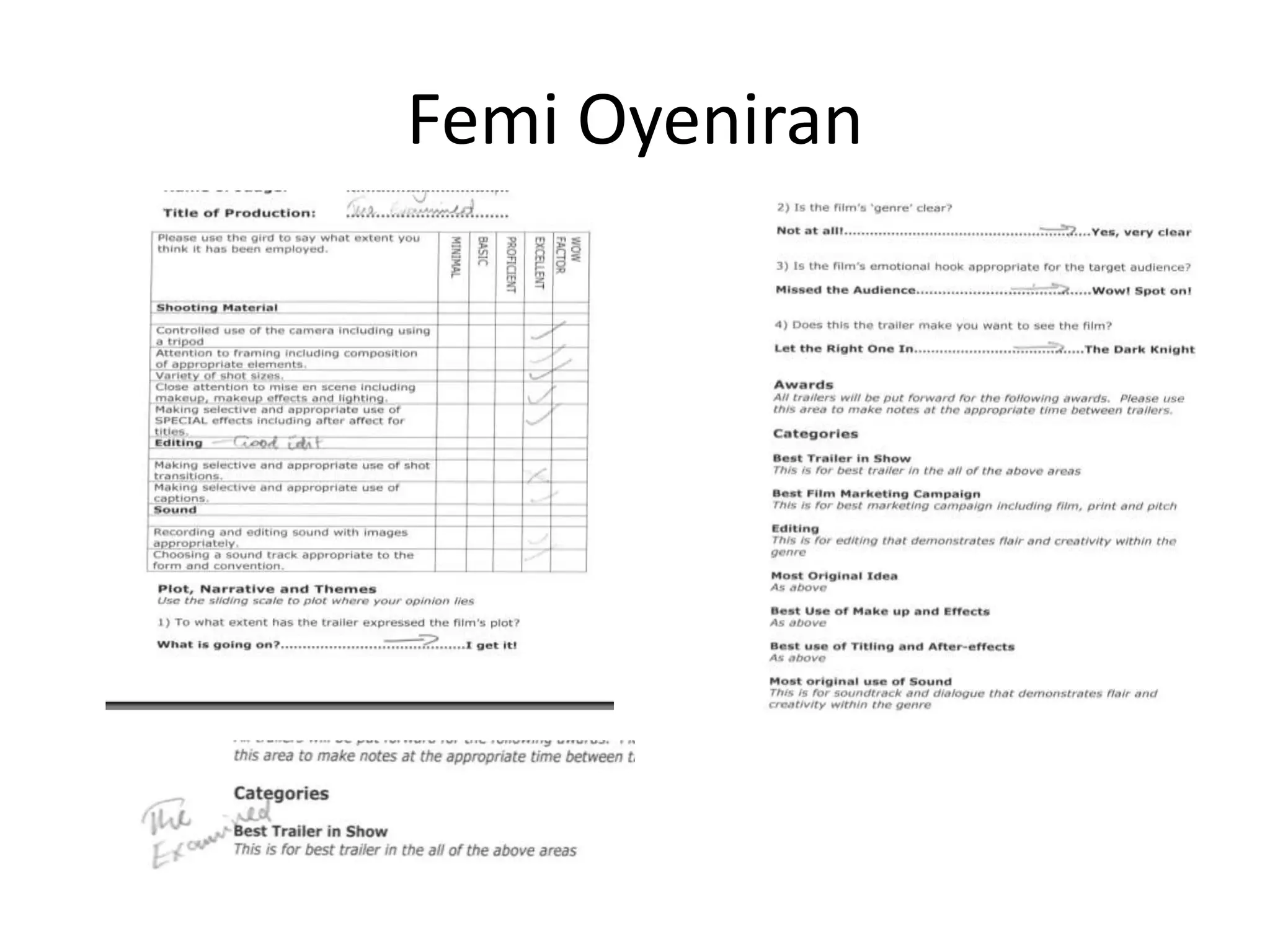 Evaluation question three | PPT