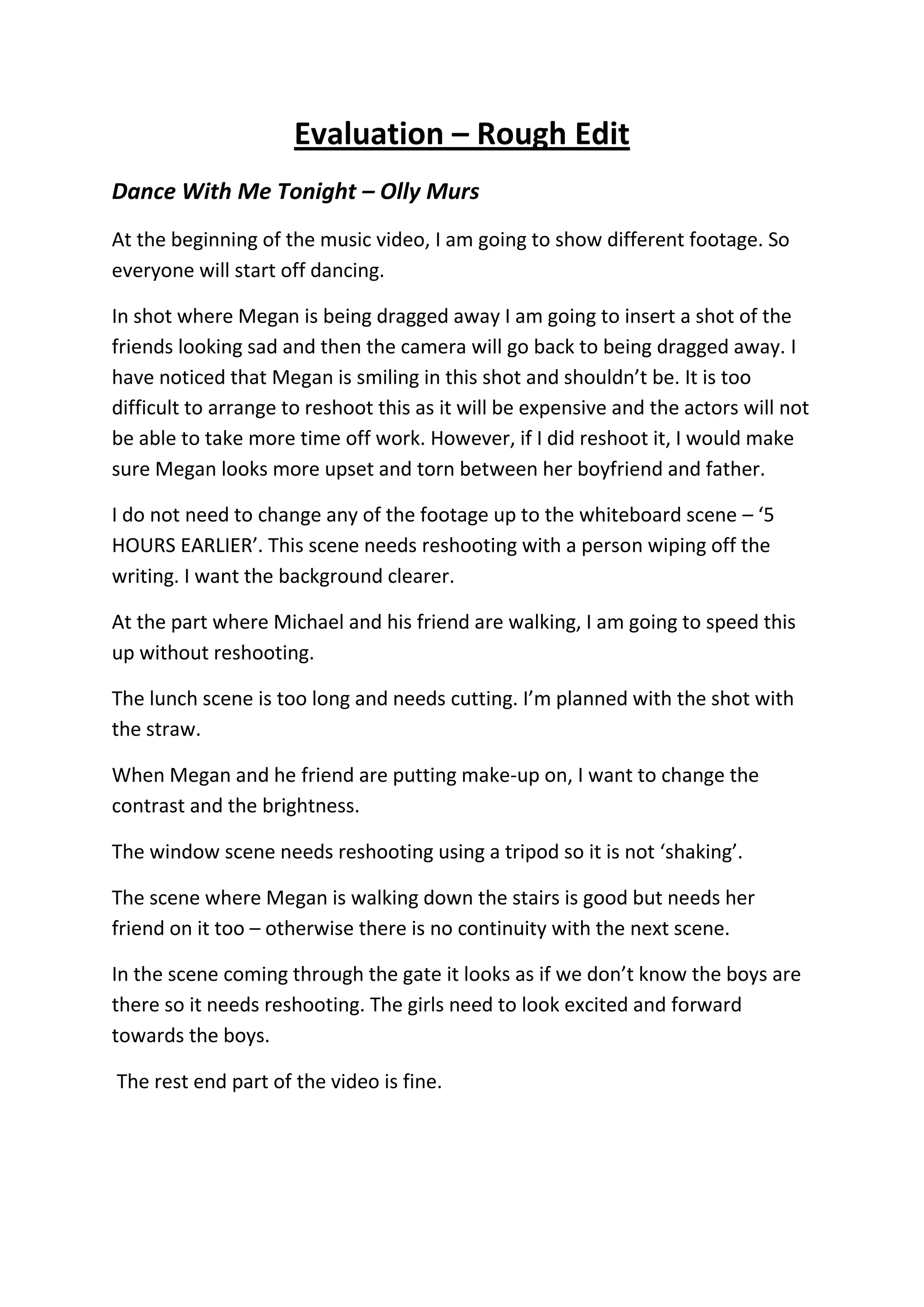 Evaluation rough edit | PDF