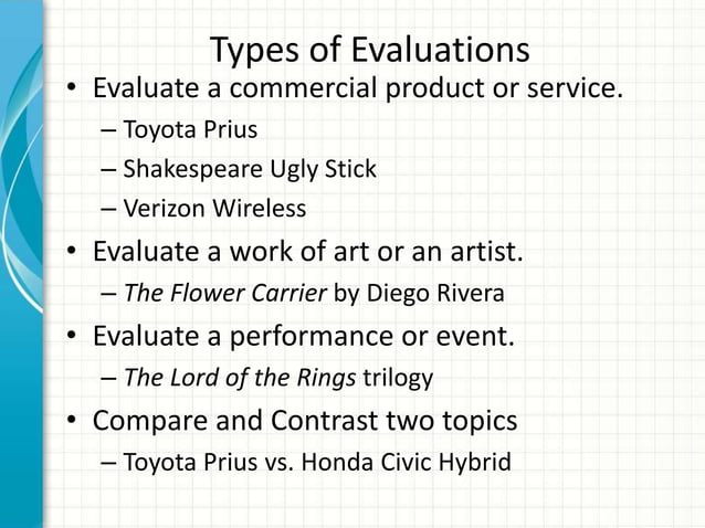 Evaluations | PPTX | Educational Assessment | Education