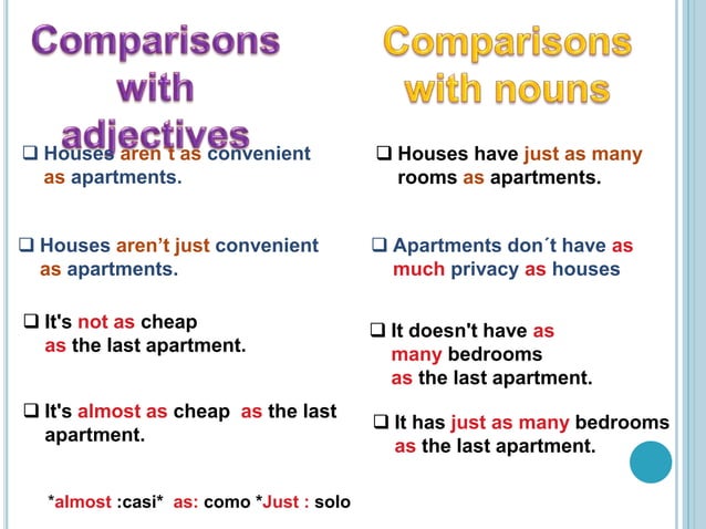 Evaluations and comparisons with adjectives and nouns #2 | PPTX