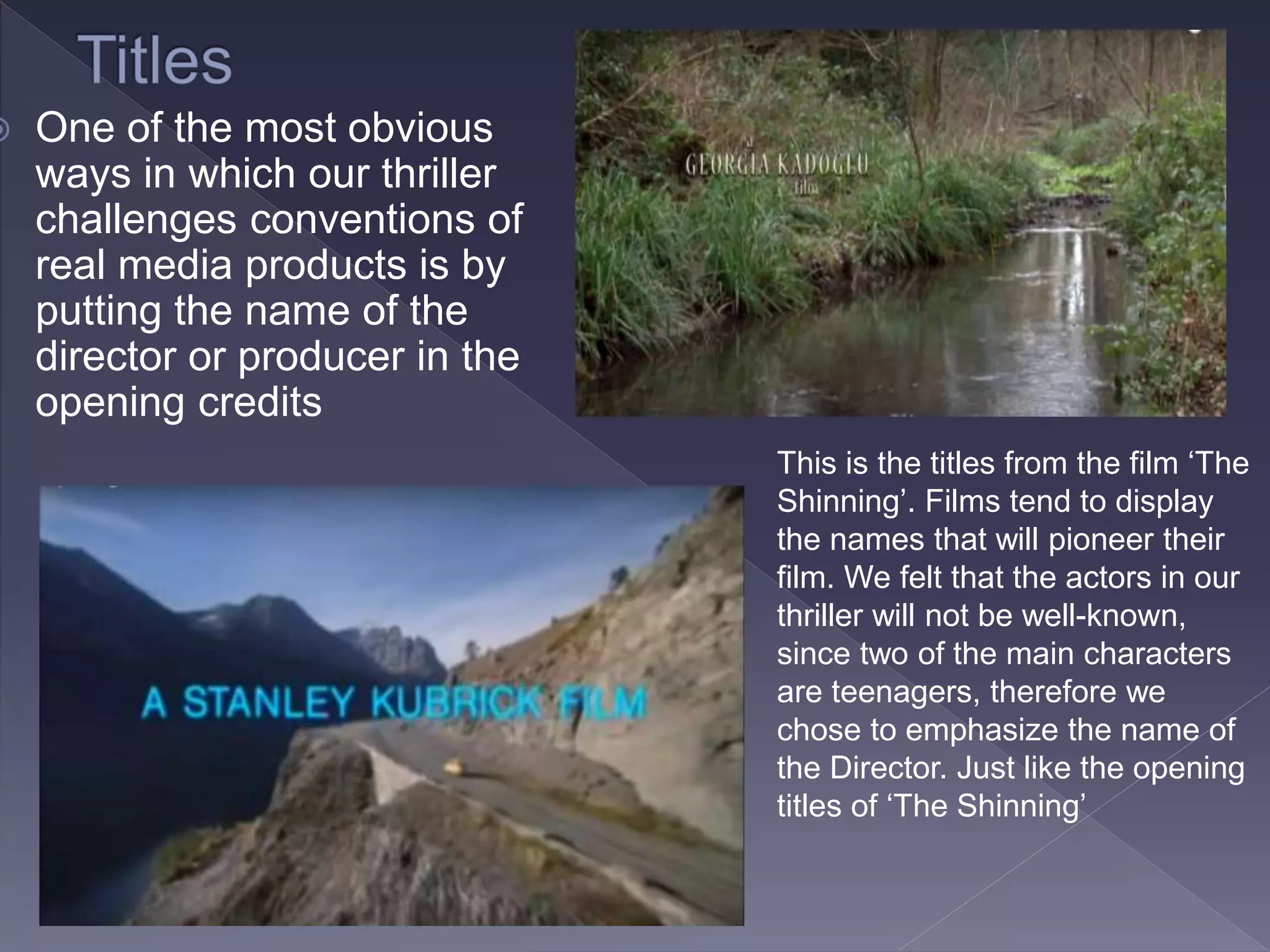 Evaluation task 1 | PPTX | Documentary | Genres