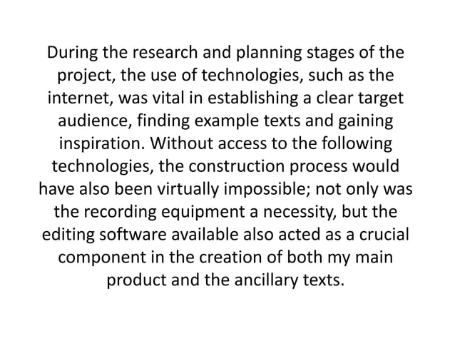 Evaluation task 4 | PPT