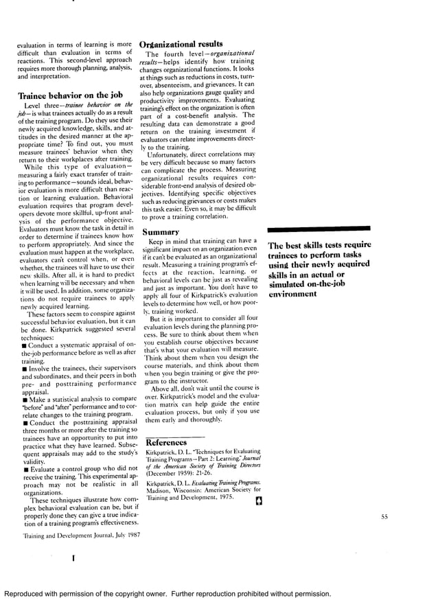 Evaluation technique that work | PDF