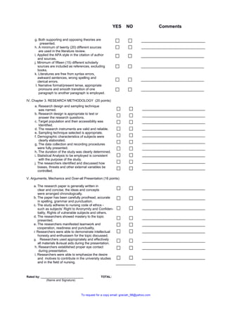 Evaluation tool for research proposals | PDF