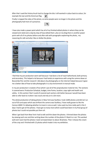 Evaluation unit 21 assignment 4 | DOCX