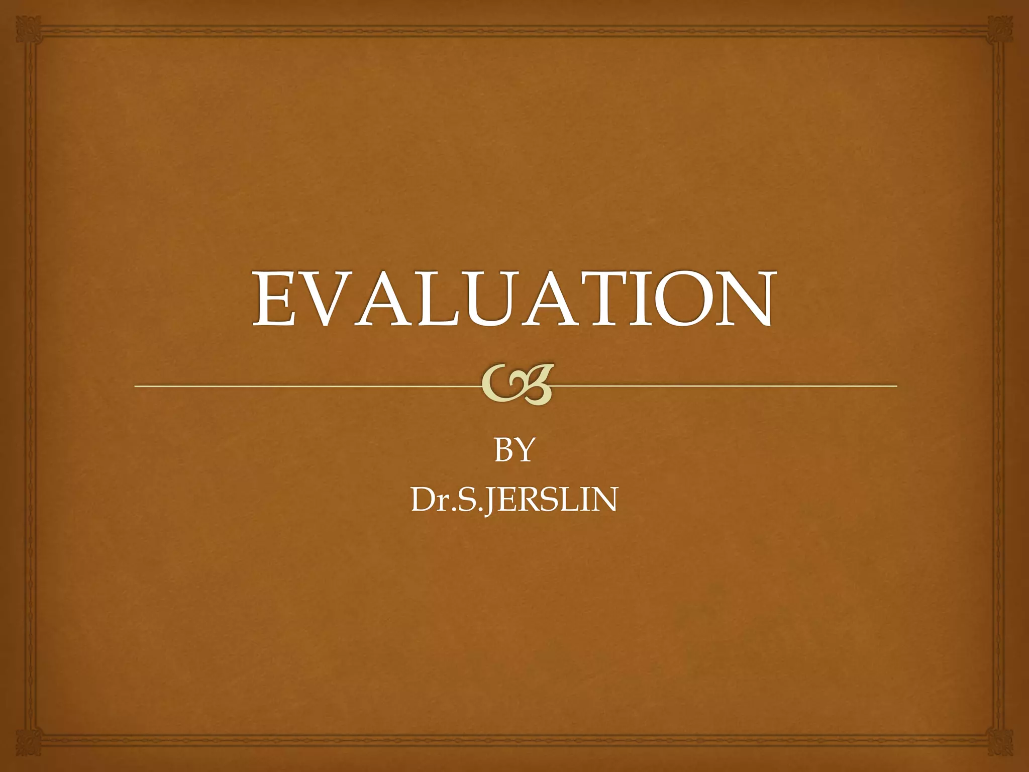 Evaluation Unit 5.pptx