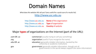 Evaluation of Web Information | PPT