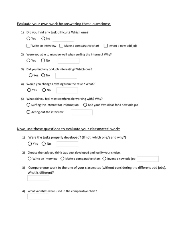 Evaluation webquest | DOC