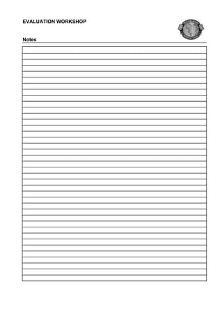 Evaluation Worksheet | XLS