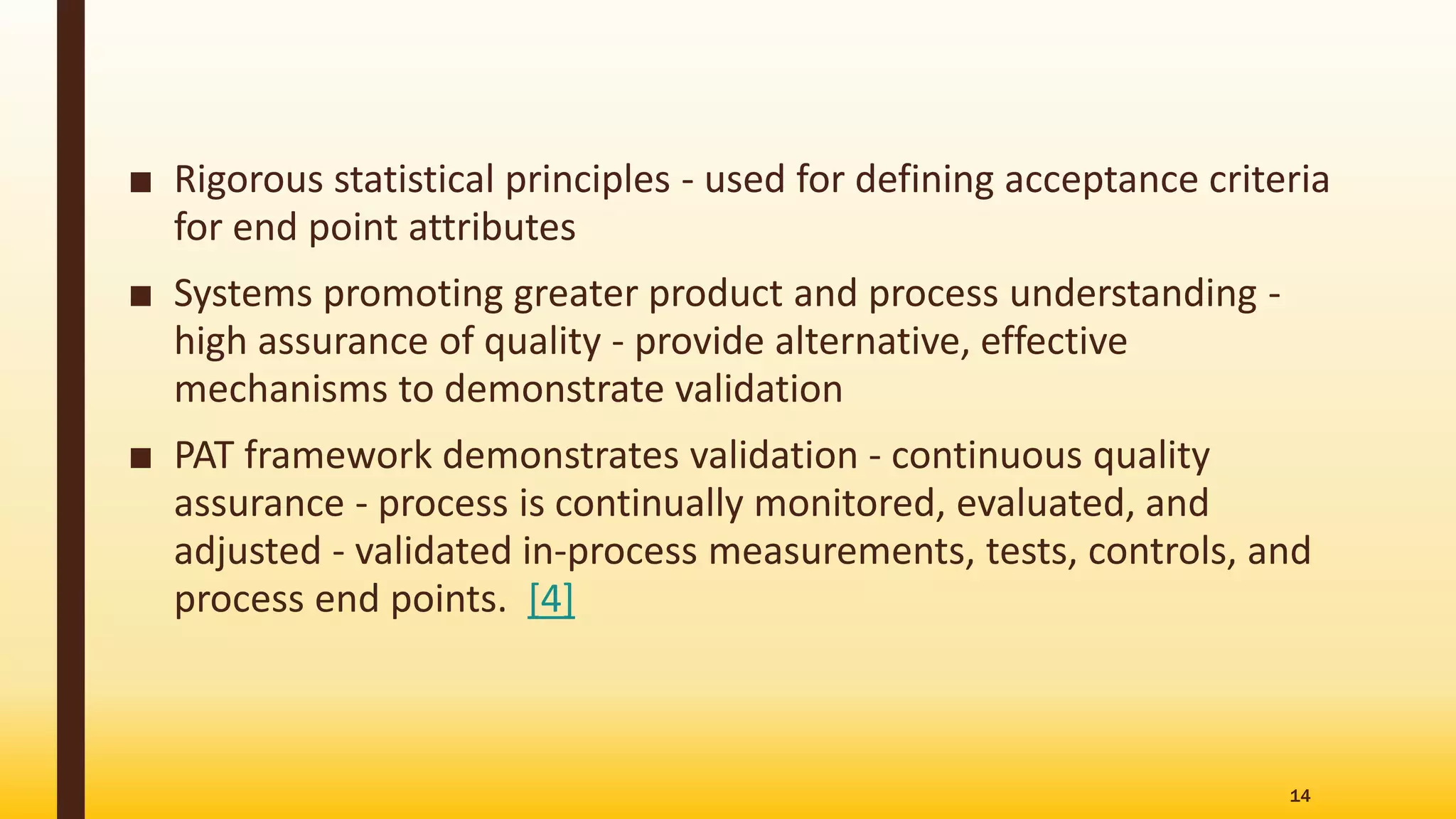 Process Analytical Technology (PAT) | PPTX