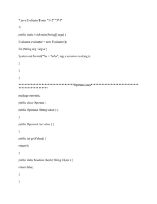 Evaluator-java---------------- package evaluator- import j.docx
