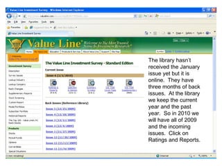 Value Line | PPT