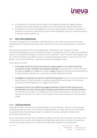 Evaluering af udviklingsforløb i administrationen via evu | PDF