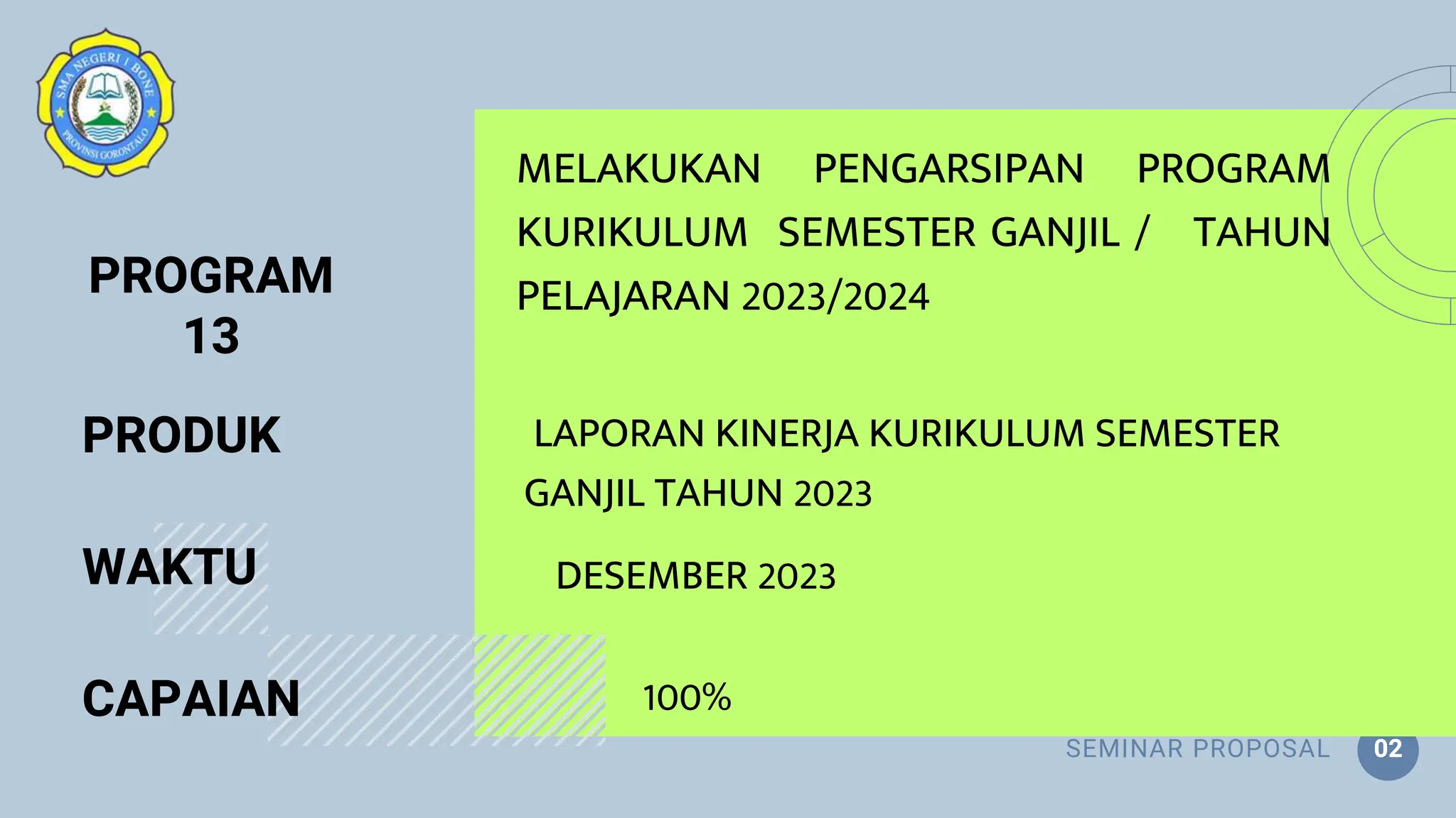EVALUSI PROGRAM KERJA KURIKULUM SEMESTER GANJIL TAHUN 2023 (1).pptx