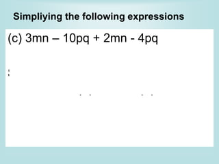 Evalutating alg. expressions | PPT
