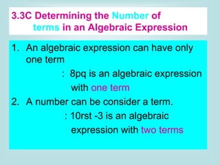 Evalutating alg. expressions | PPT