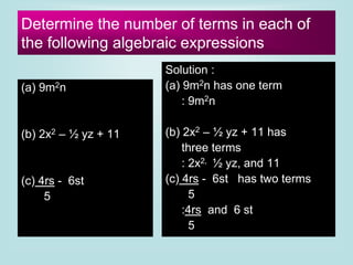 Evalutating alg. expressions | PPT