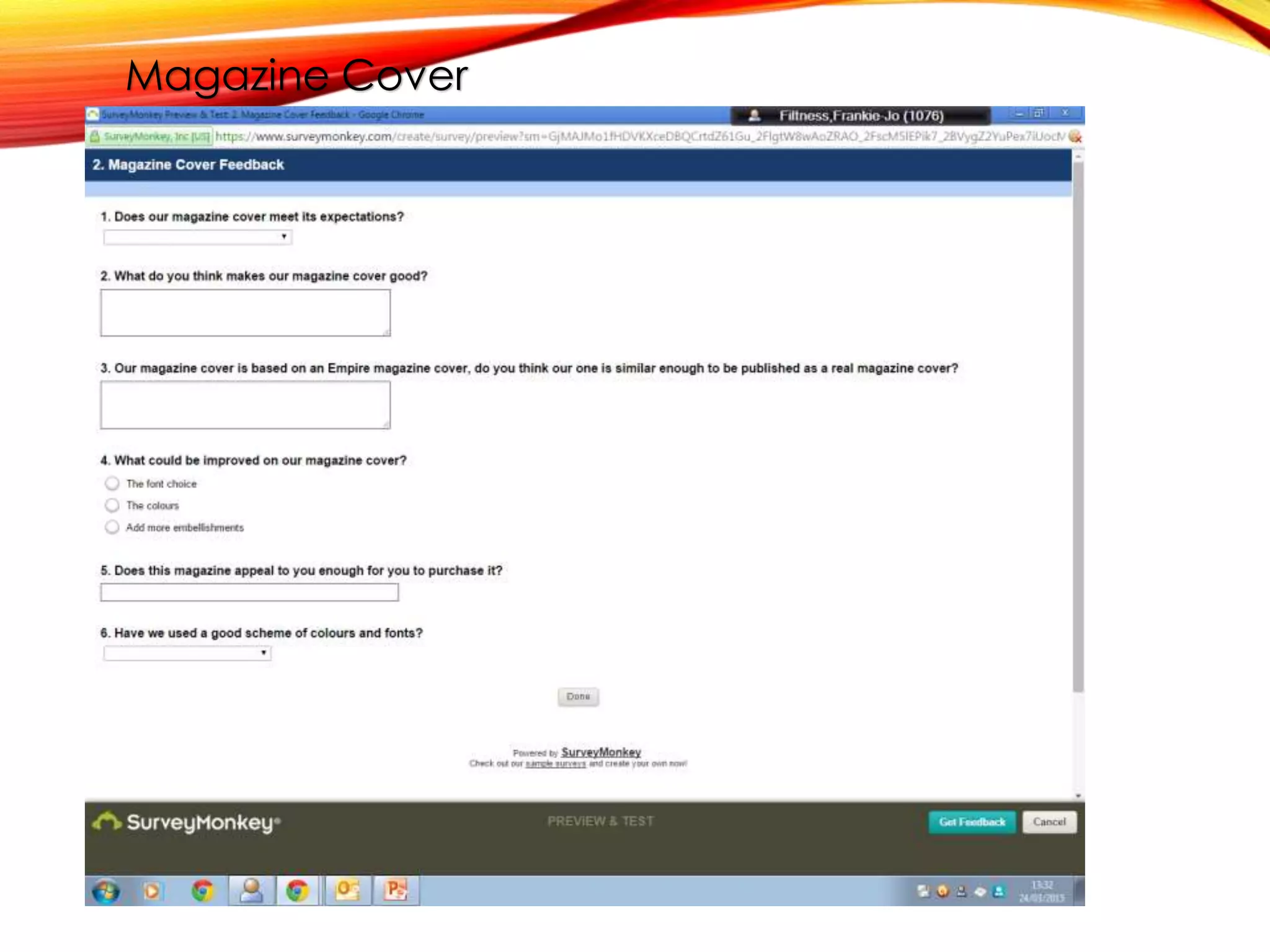 Evalutation question 3 | PPT