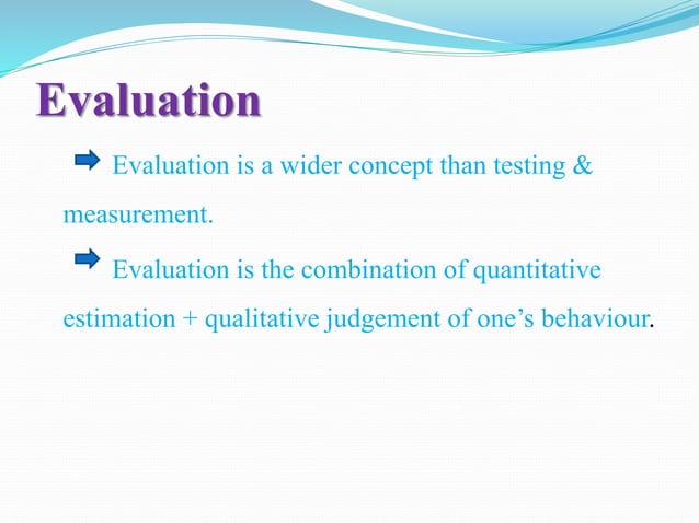 Evalution | PPTX | Educational Assessment | Education