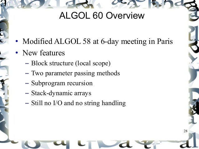 Evalution about programming language part 2