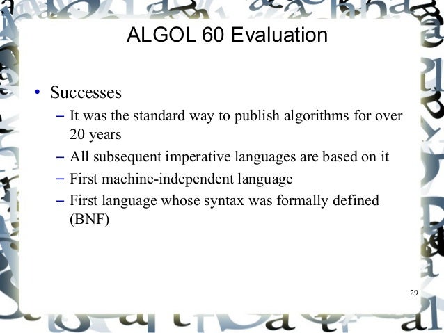 Evalution about programming language part 2