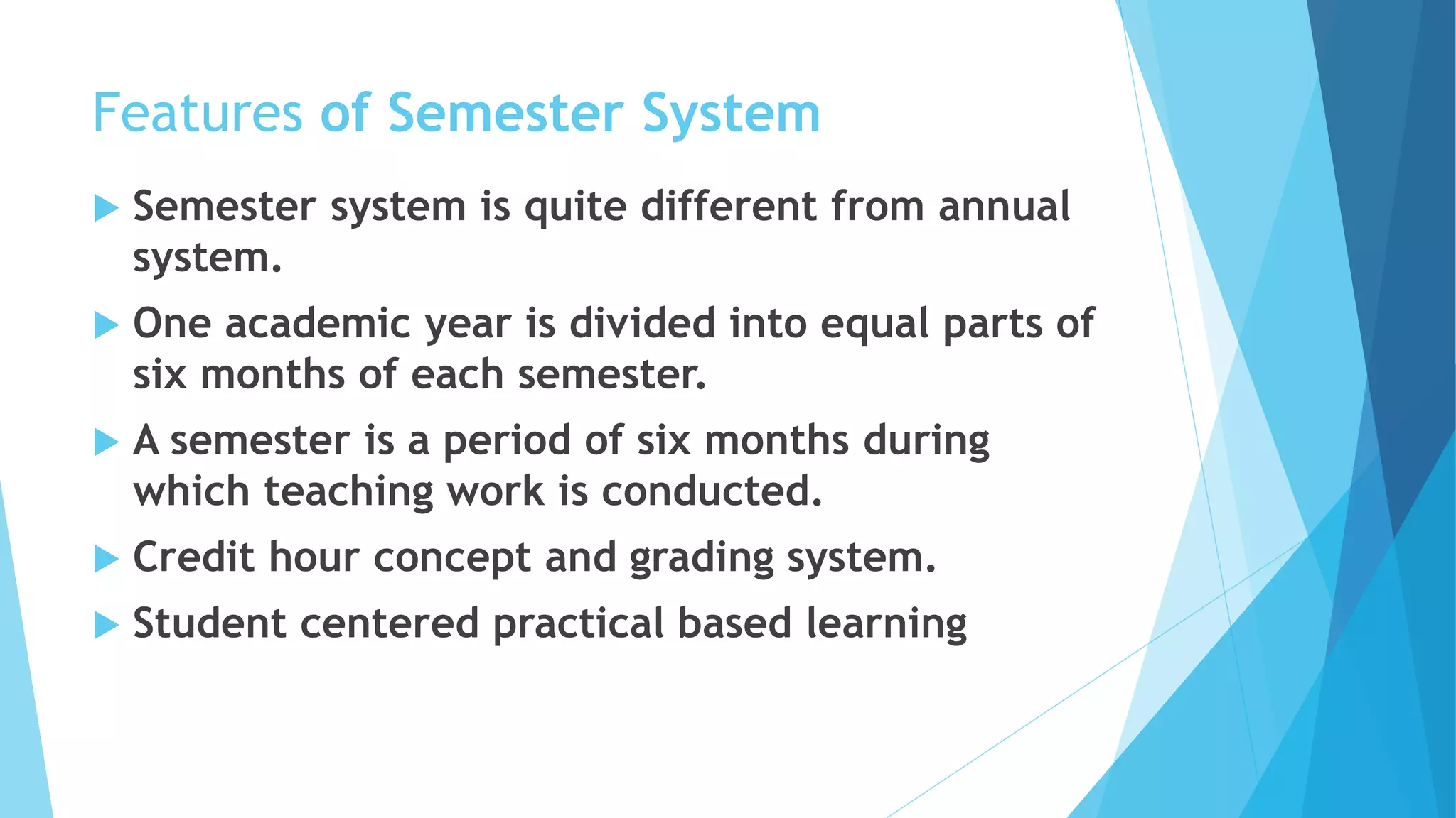 Evaluation Criteria and Procedures in Semester System of Farwestern ...