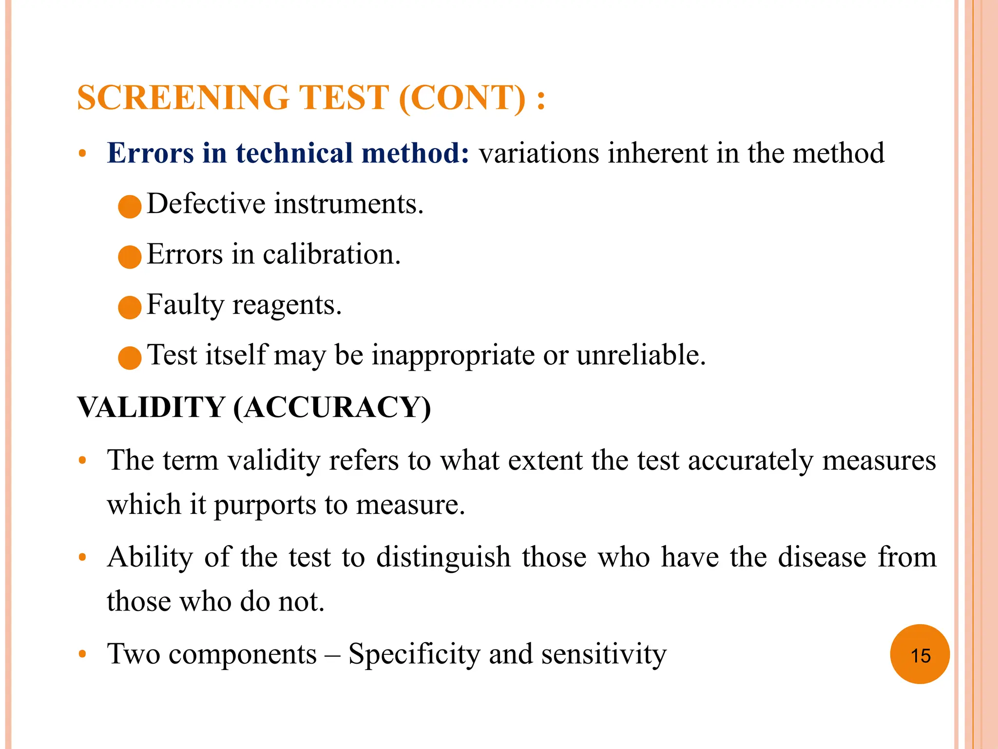 evalution for screening test and its importance .pptx