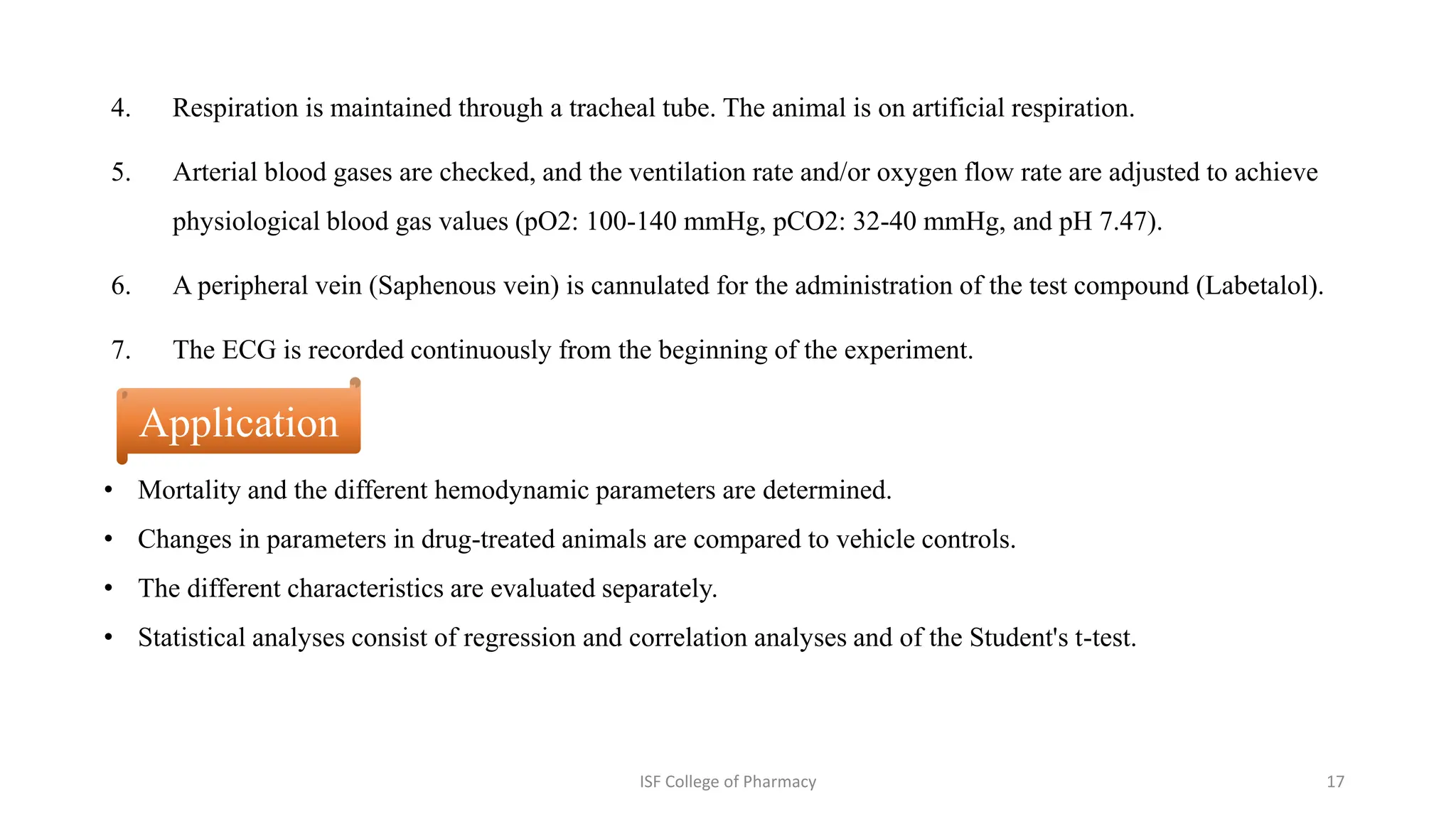 Evalution of Anti-Anginal Drugs, Animal models for Angina, Both IN VIVO ...