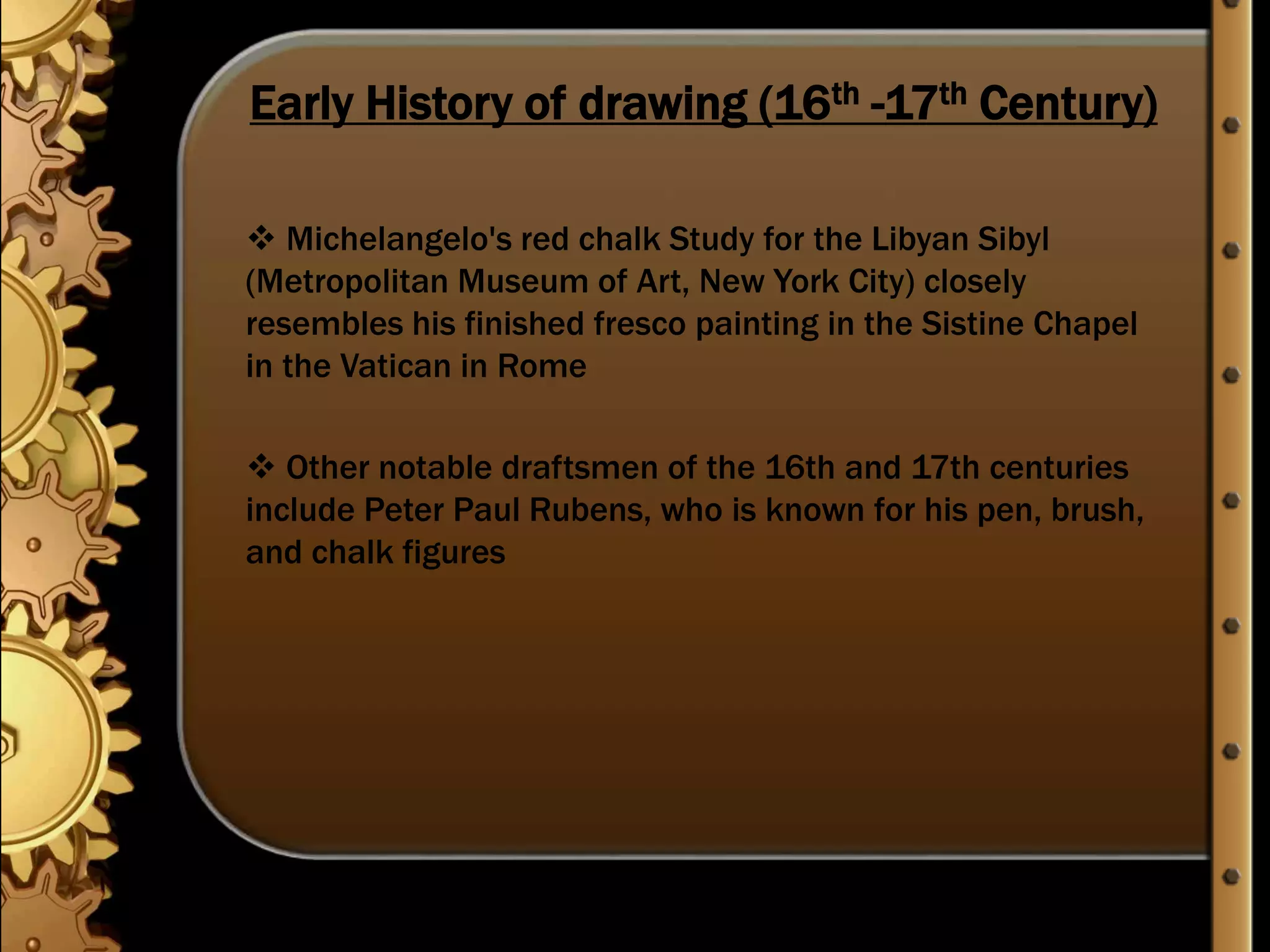 Evolution of Drawing as an Engineering Discipline | PPTX