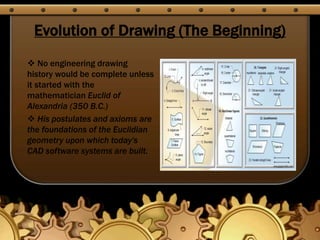 Evolution of Drawing as an Engineering Discipline | PPTX