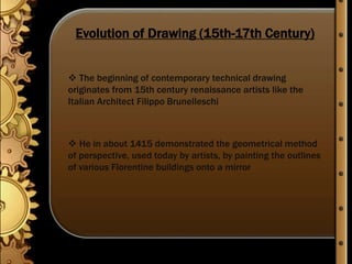 Evolution of Drawing as an Engineering Discipline | PPTX