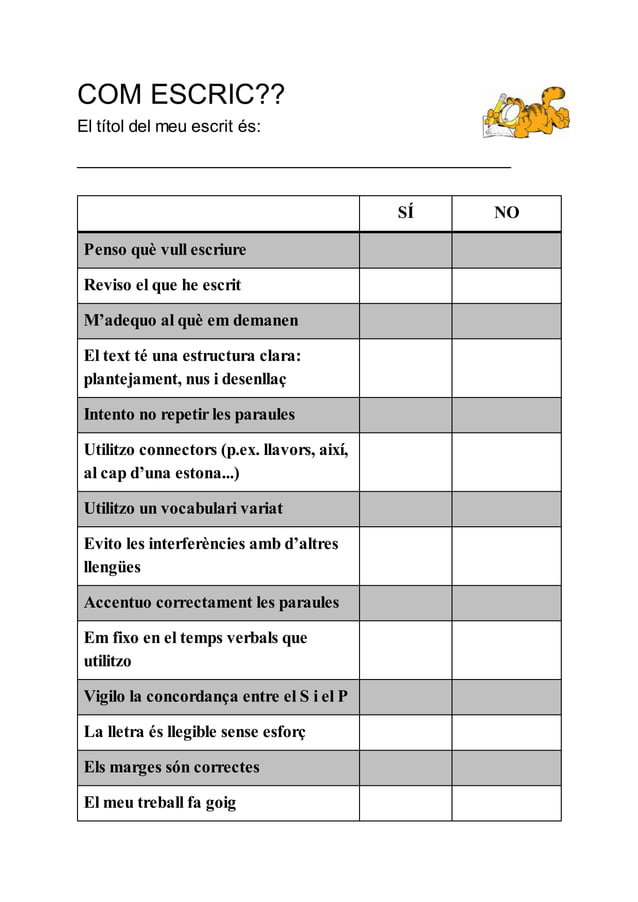 Eva Martí (fitxa expressió escrita) | PDF