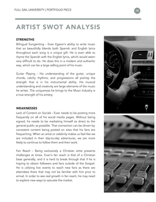 Artist Report - Evan Egerer | PDF