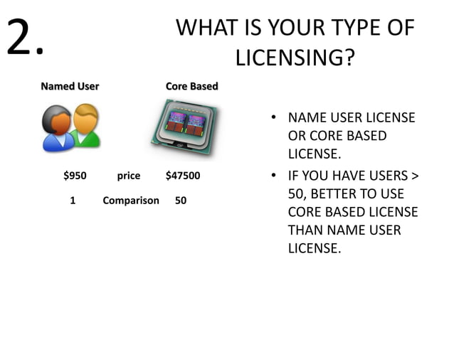 Optimize your licenses | PDF